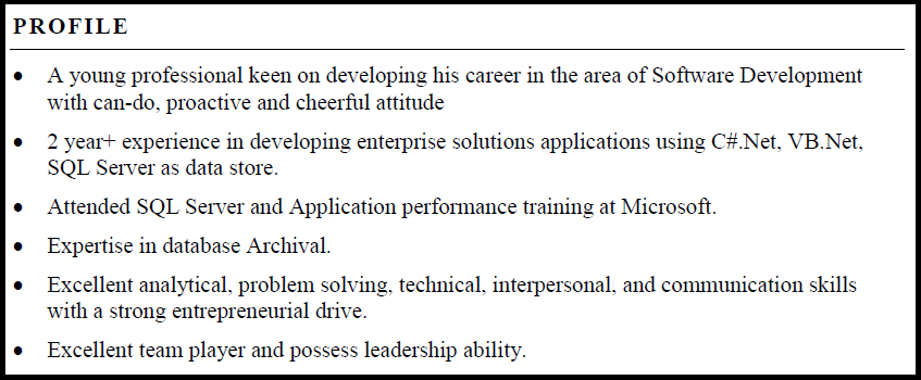 profile-summary-for-software-developer-in-naukri-most-freeware